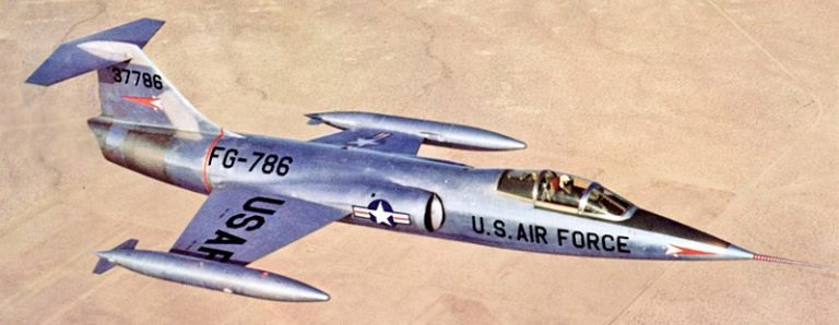 Avión F-104: Características historia y especificaciones del icónico caza – Aeronaves y Aviación